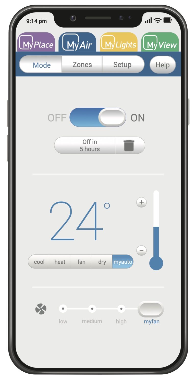 MyAir Premium Control System | Cold Rush Air Conditioning