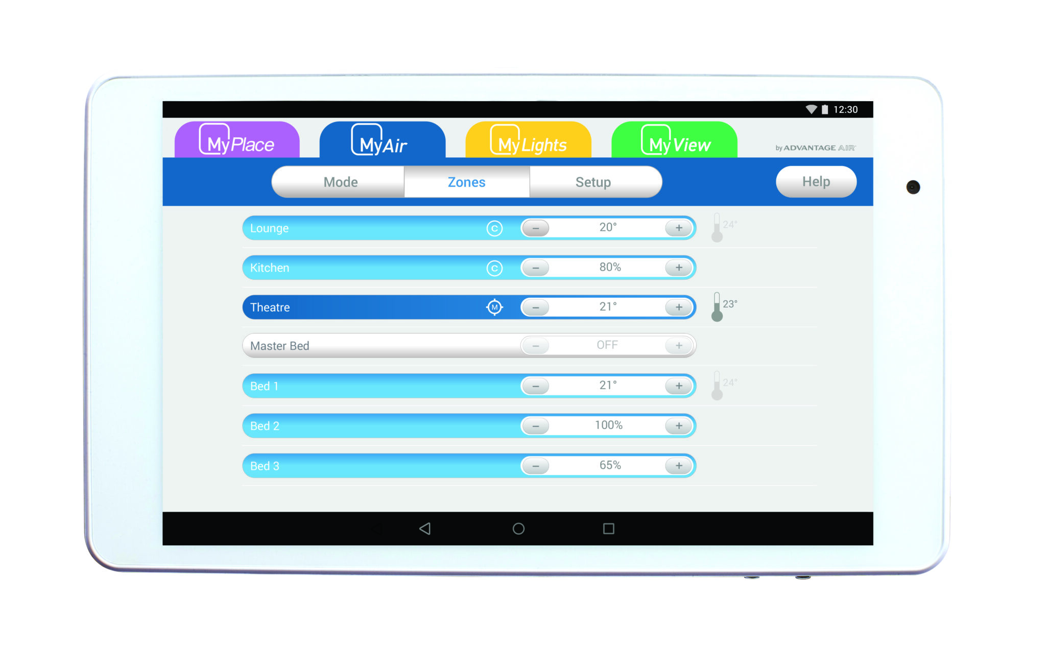 MyAir Premium Control System | Cold Rush Air Conditioning